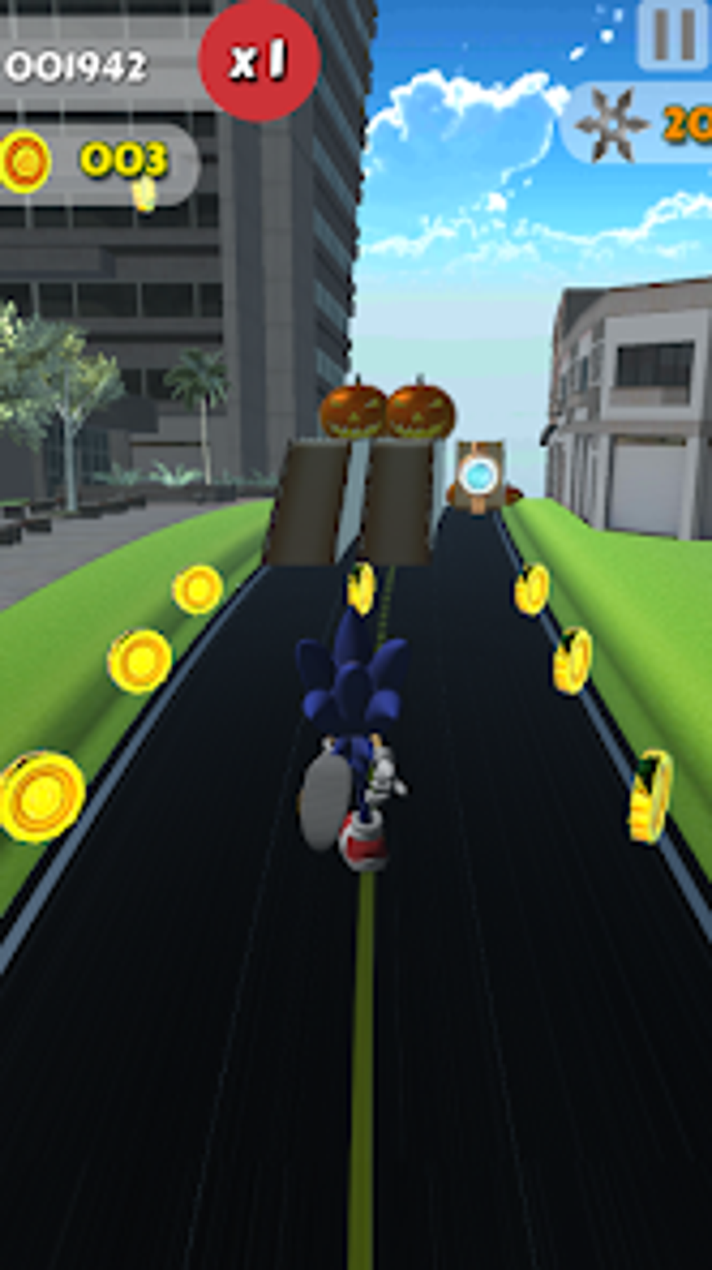 Subway Blue Hedgehog Rush pour Android - Télécharger