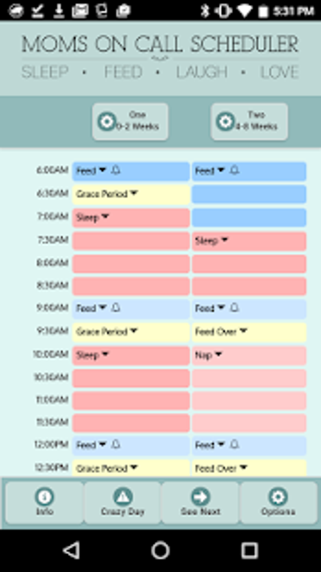 Moms on Call Scheduler para Android - Descargar