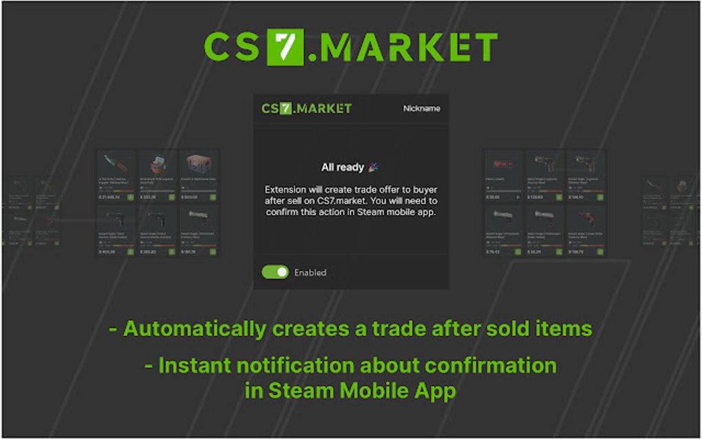 CS7.market App para Google Chrome - Extensión Descargar