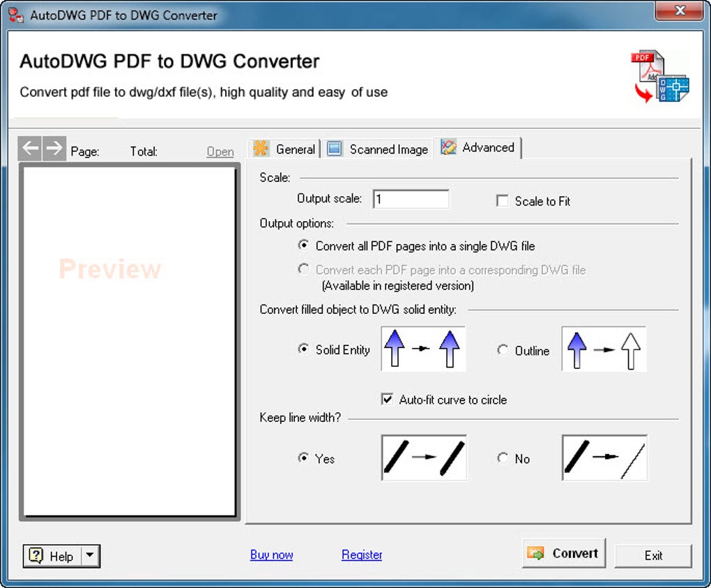 PDFIn PDF to DWG Converter - Download