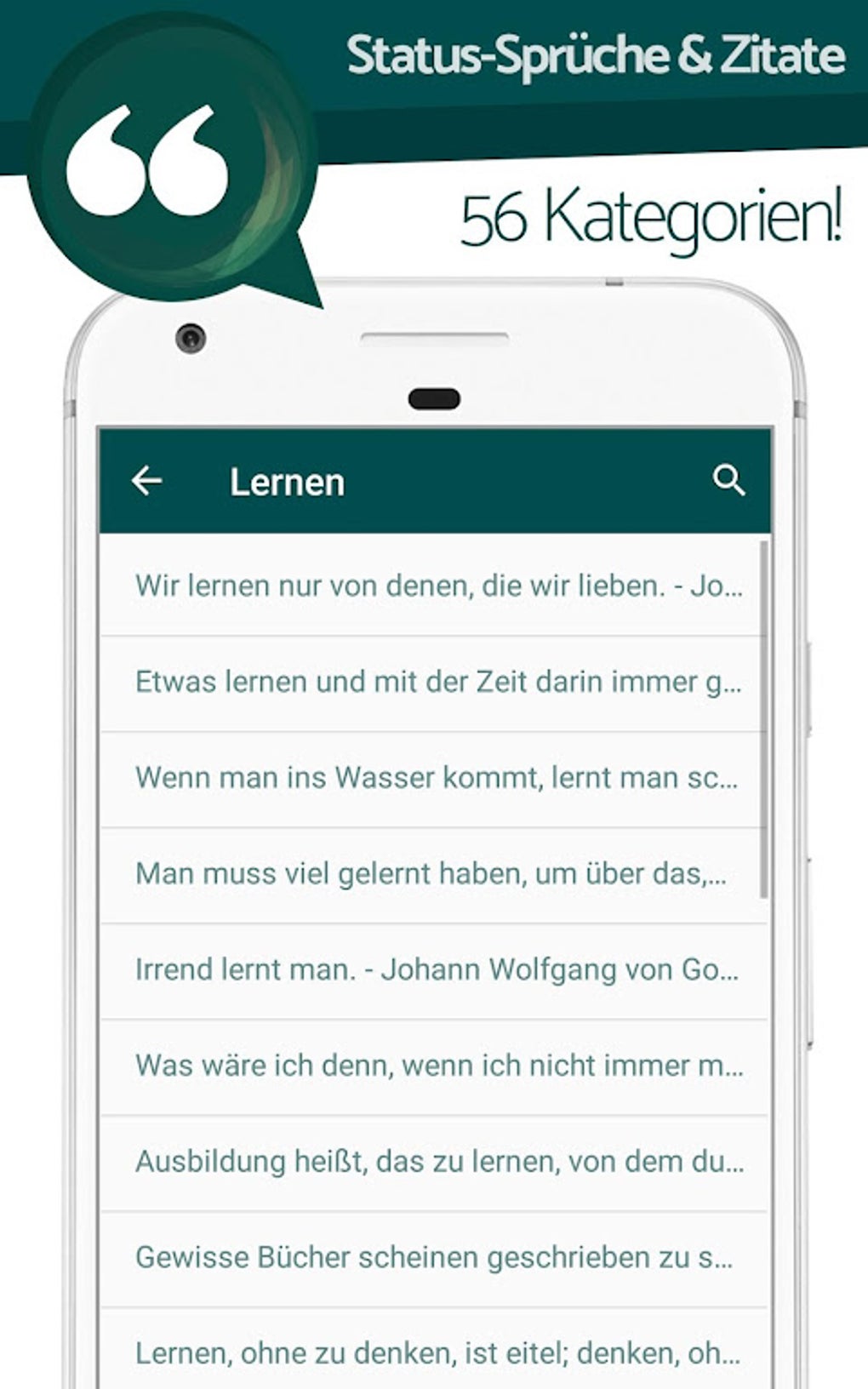 (In German) Status-Sprüche & Zitate APK for Android - Download