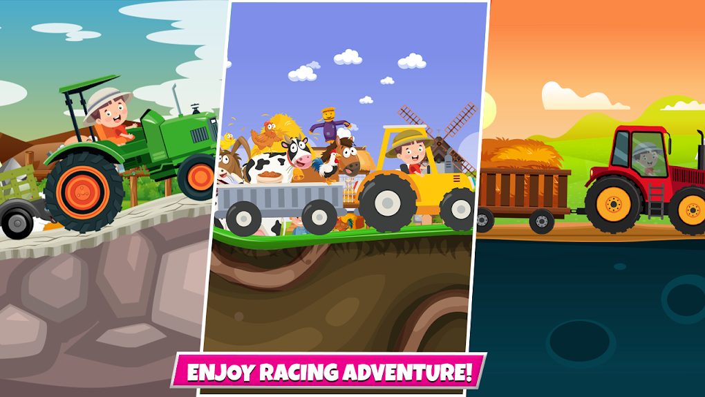 Kids Farm Tractors on Hills for Android - Download