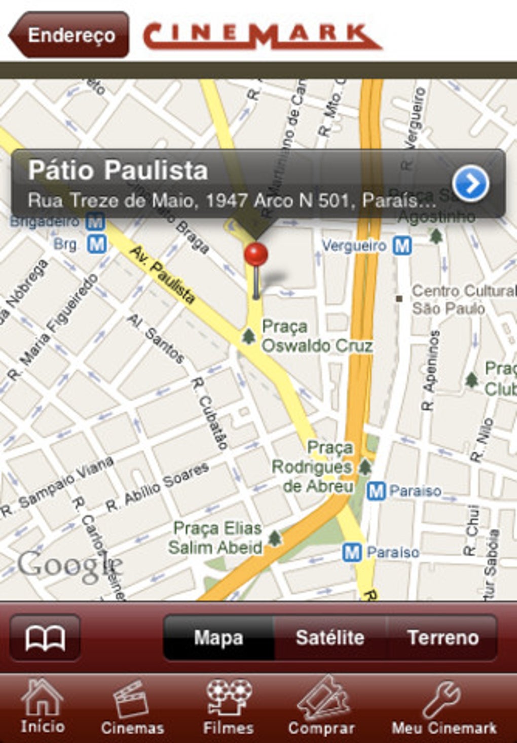 Cinemark Brasil para iPhone - Download