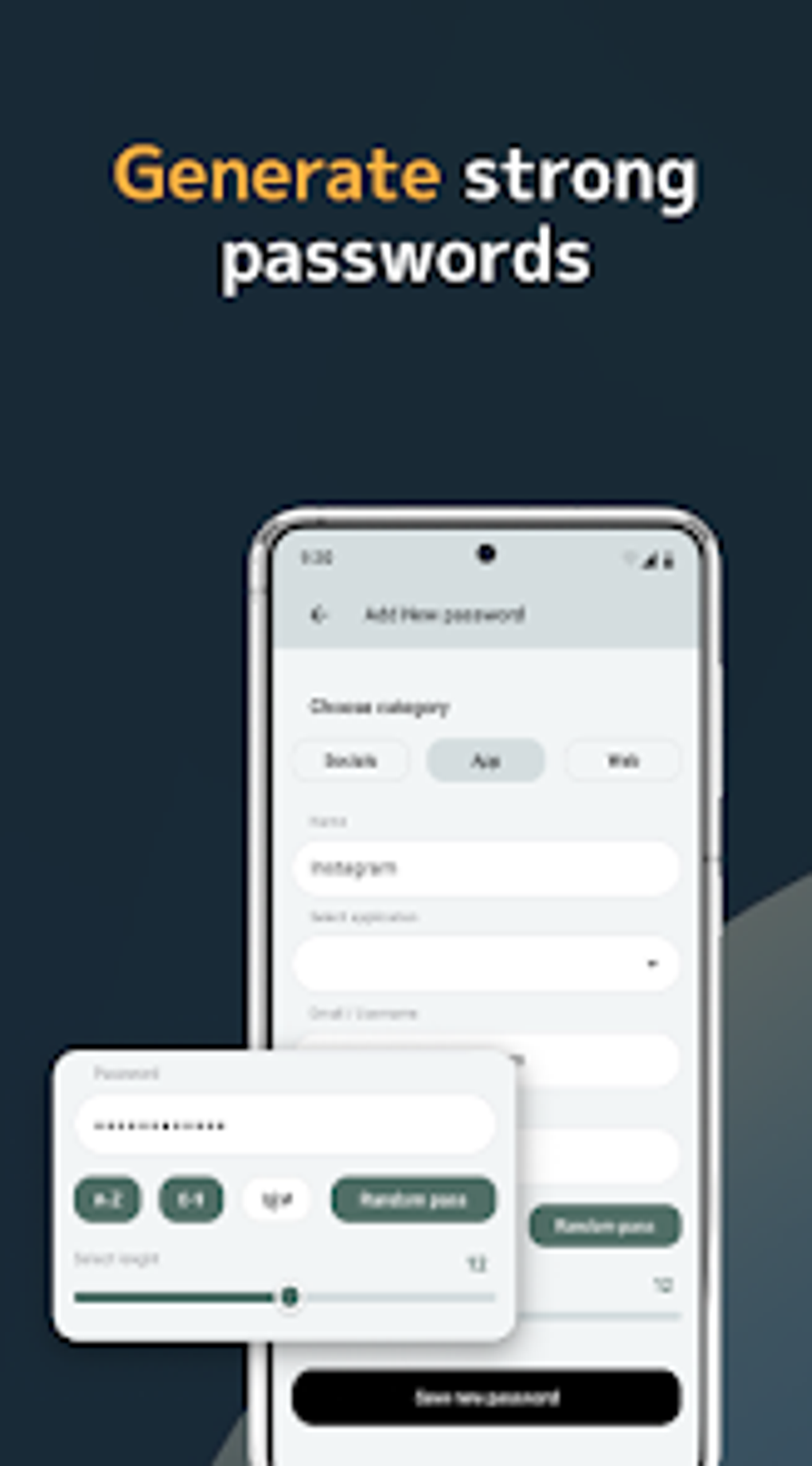 Password manager para Android - Descargar