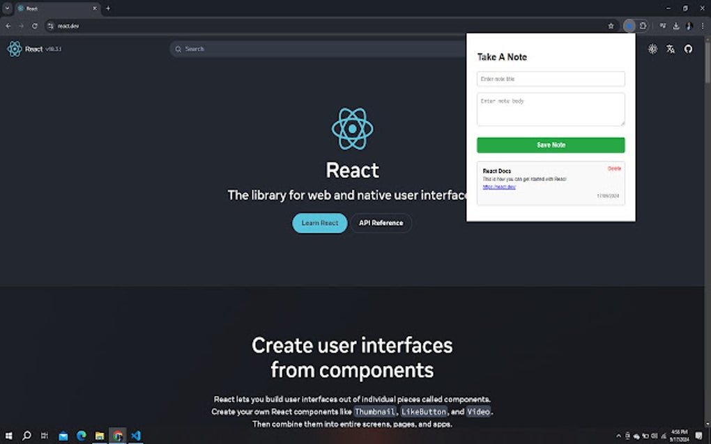 My Notes Extension for Google Chrome - Extension Download