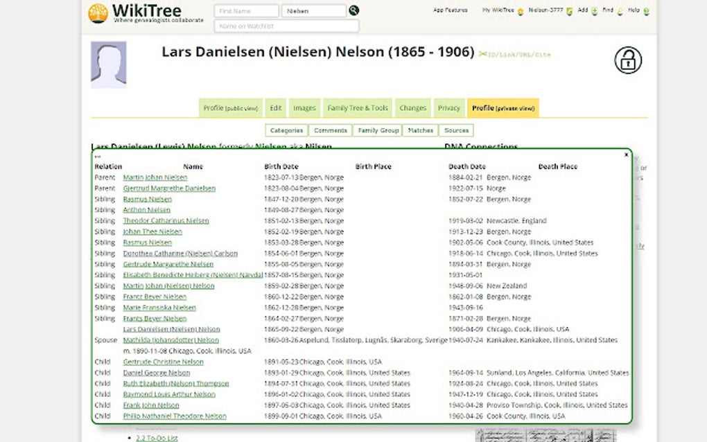 WikiTree Browser Extension (Preview) para Google Chrome - Extensión Descargar