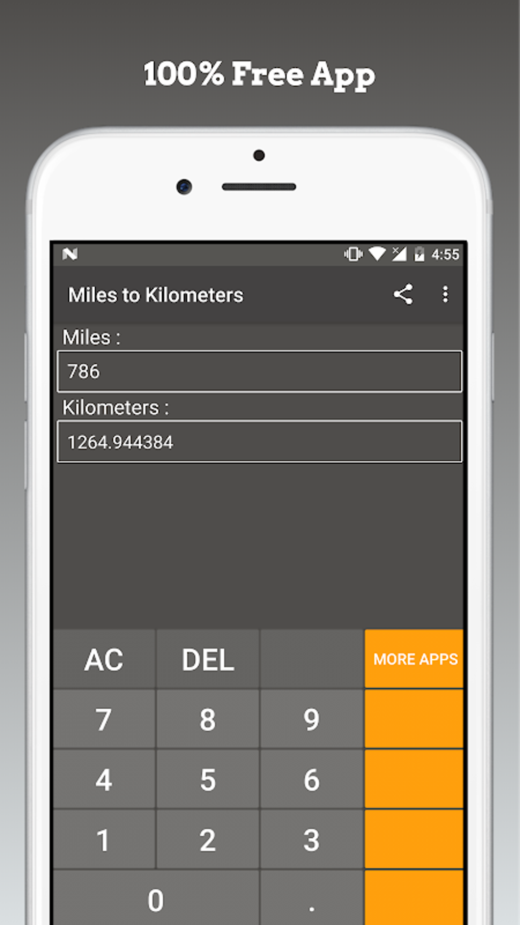 Miles To Kilometers Miles To Km Converter APK For Android Download