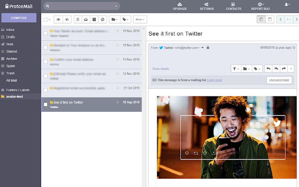 Protonmail Avatars for Google Chrome - Extension Download