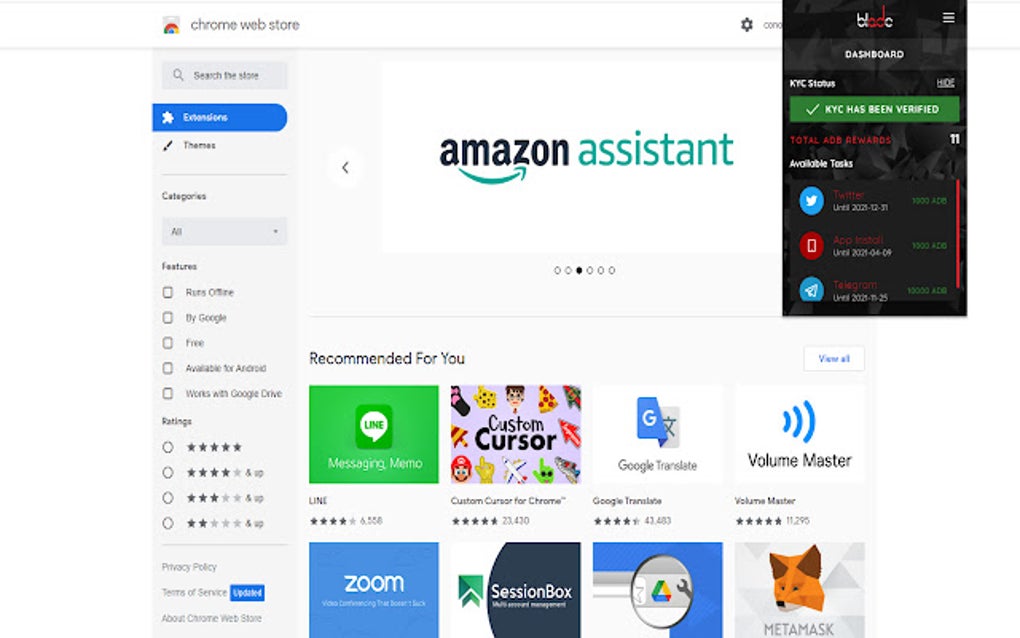 Blade Task Marketplace for Google Chrome - Extension Download