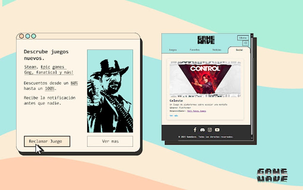 GAME WAVE para Google Chrome - Extensión Descargar