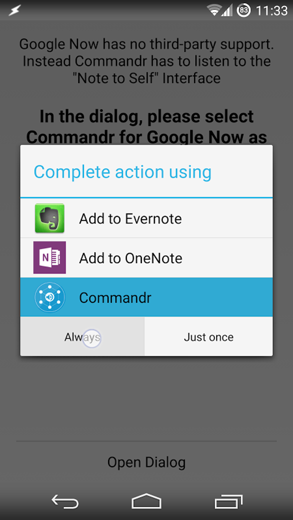 Commandr for Google Now APK for Android - Download