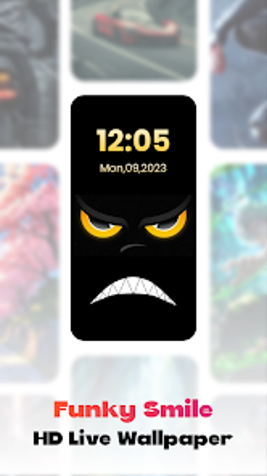 Android 용 Funky Smiles Live Wallpaper - 다운로드