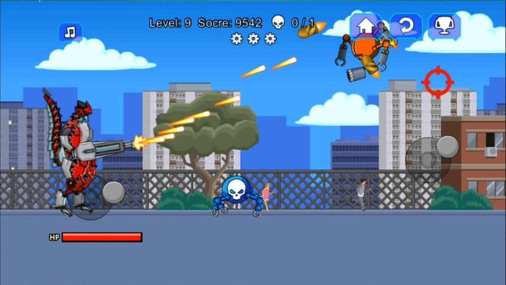 Red T-Rex Robot Dinosaur APK for Android - Download