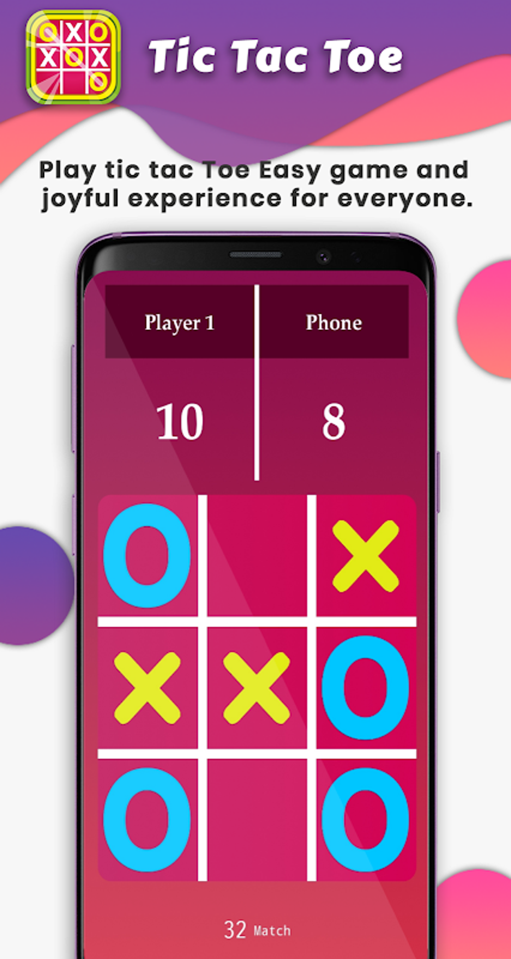 tic tac toe : free APK pour Android - Télécharger