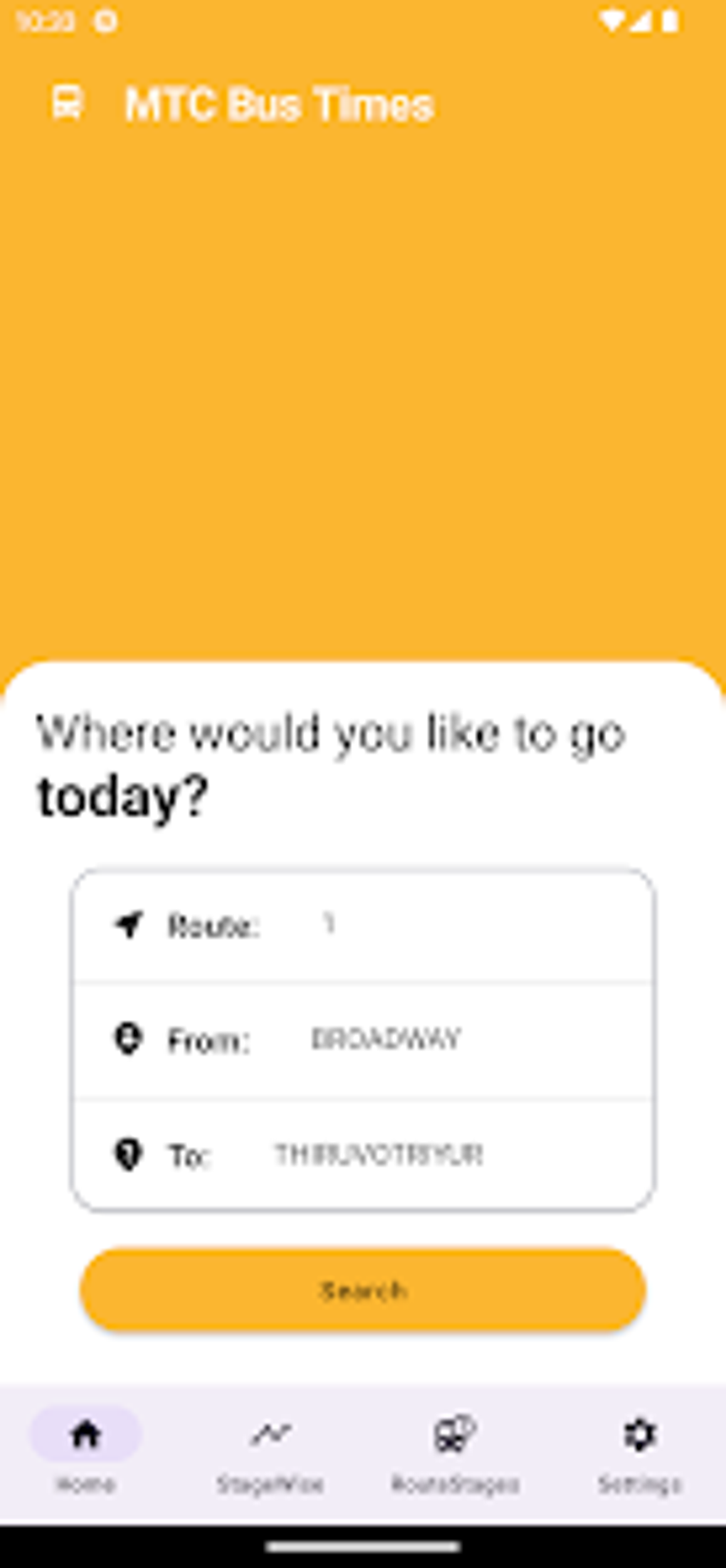 MTC Bus Times : Chennai Bus for Android - Download