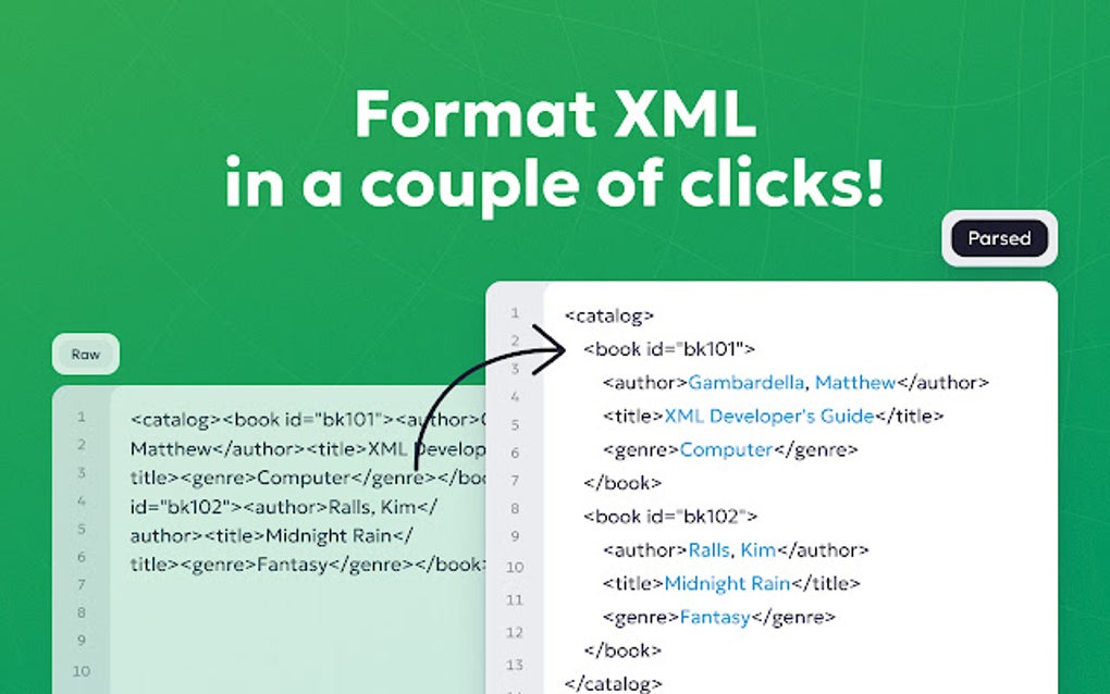 XML Formatter for Google Chrome - Extension Download