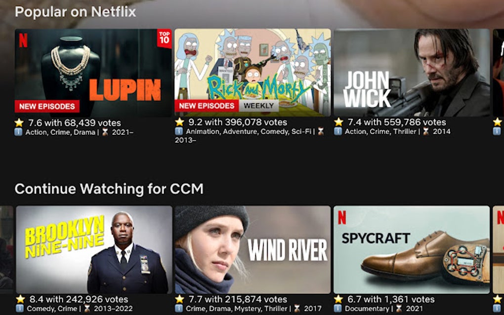 Netflix Ratings for Google Chrome - Extension Download