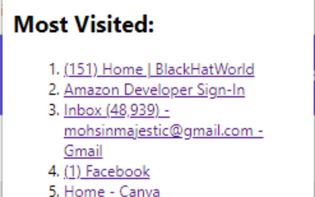 Top Visiting Site for Google Chrome - Extension Download
