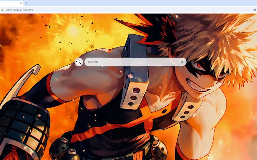 Katsuki Bakugo Live Wallpaper for Google Chrome - Extension Download