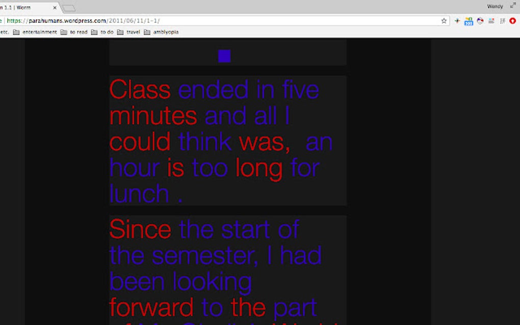 Lazy Eye Reader for Google Chrome - Extension Download