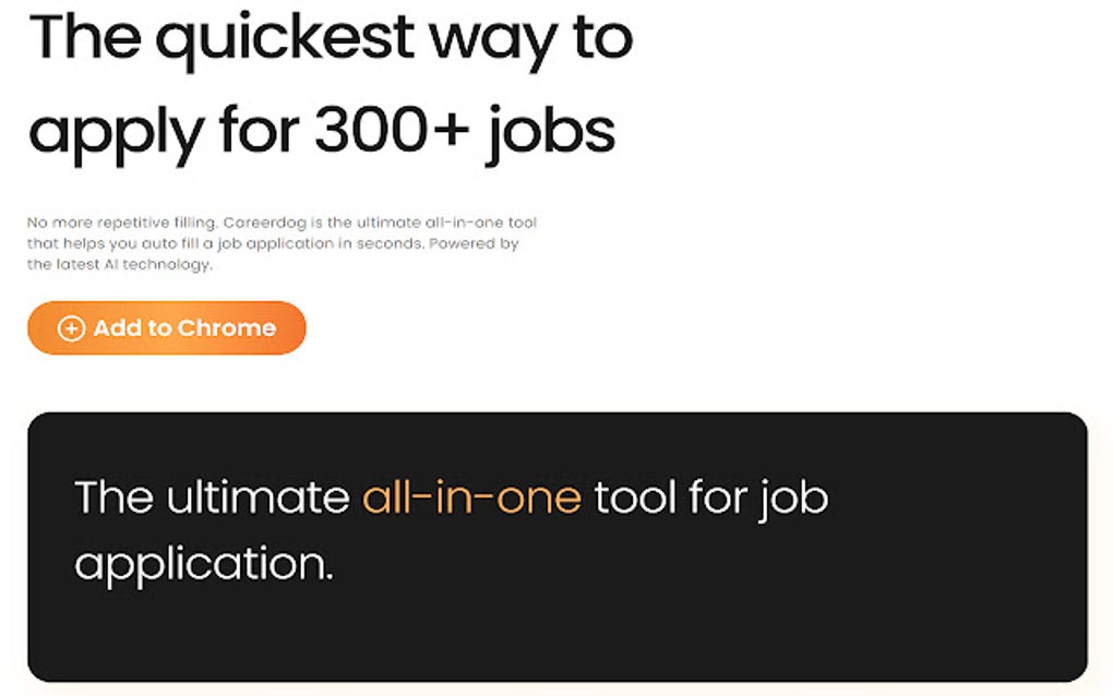 Careerdog - The ultimate job application tool para Google Chrome ...