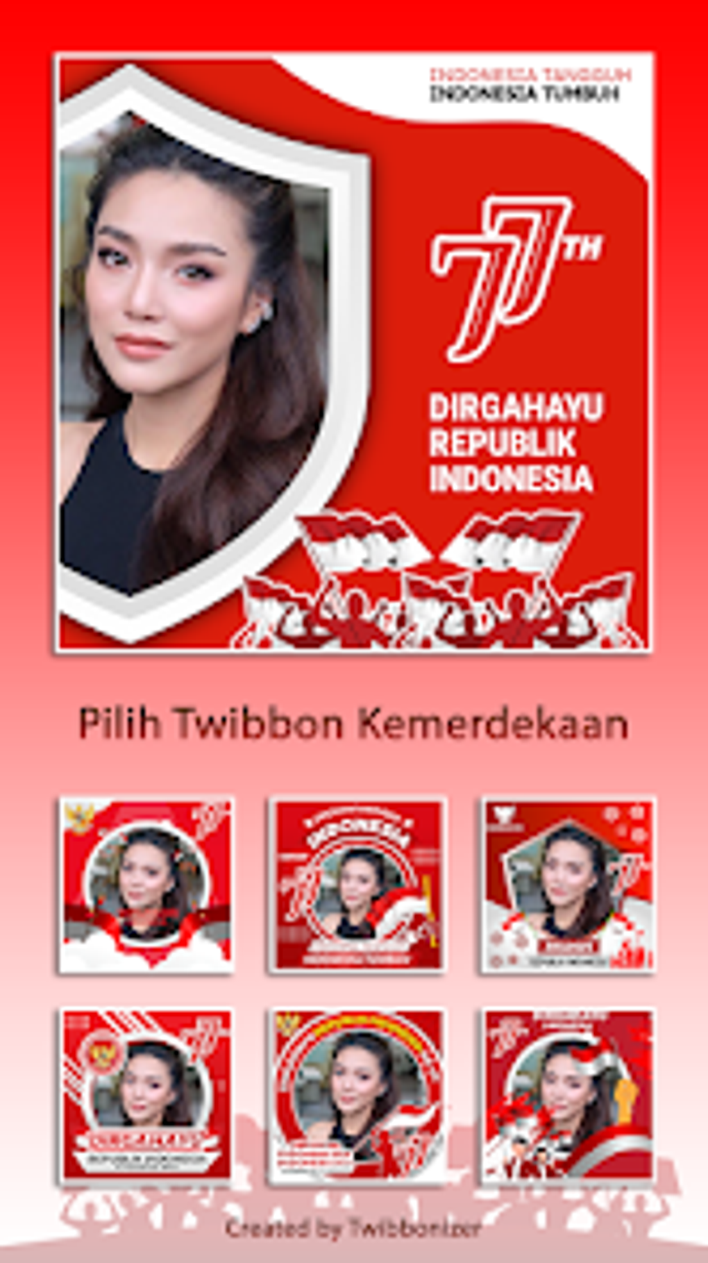 Twibbon HUT RI 2022 pour Android - Télécharger