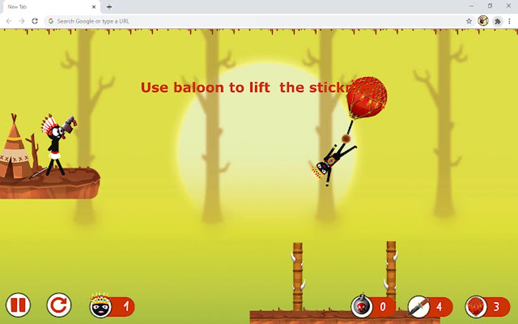 Stickman Hunter Archery Game para Google Chrome - Extensión Descargar