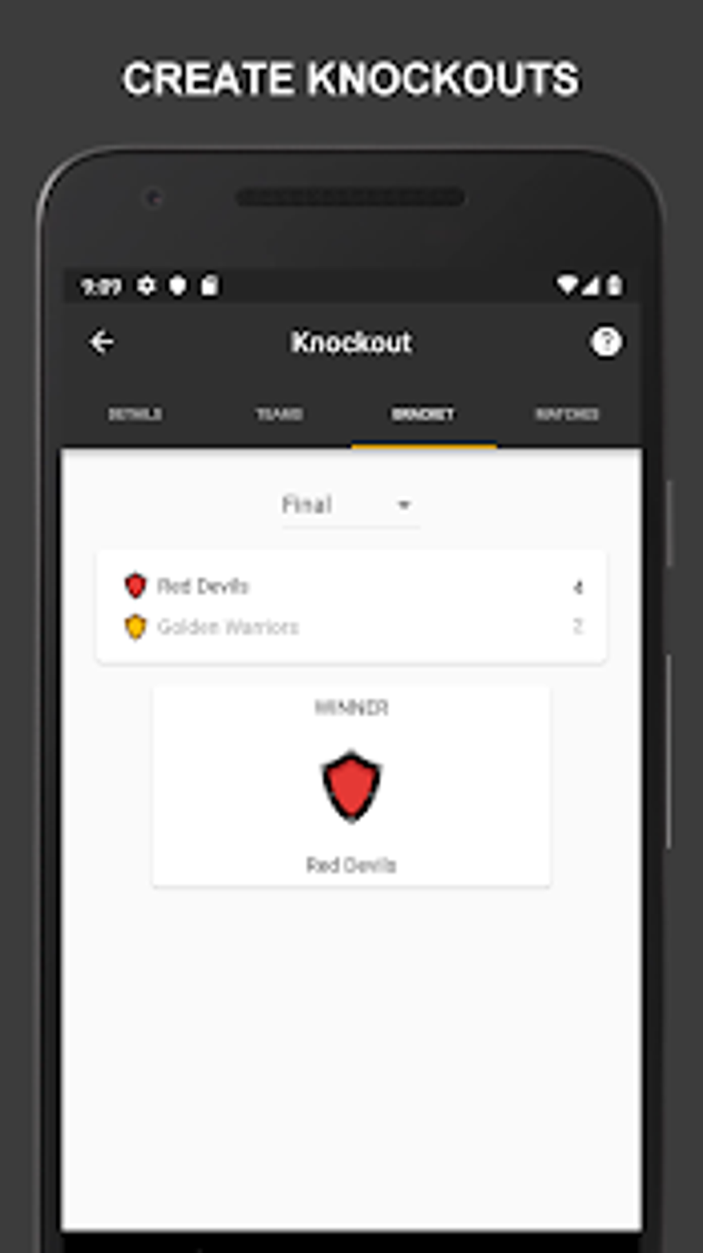 Winner - Tournament Manager Bracket Maker FIFA APK for Android - Download