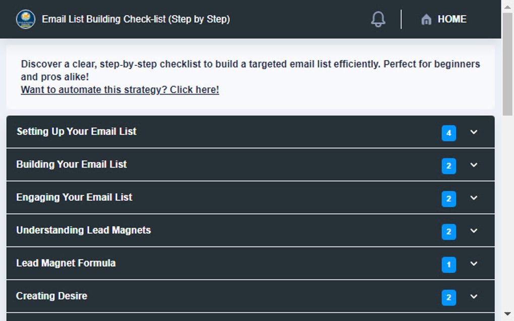 Email List Building Check-list (Step by Step) for Google Chrome ...