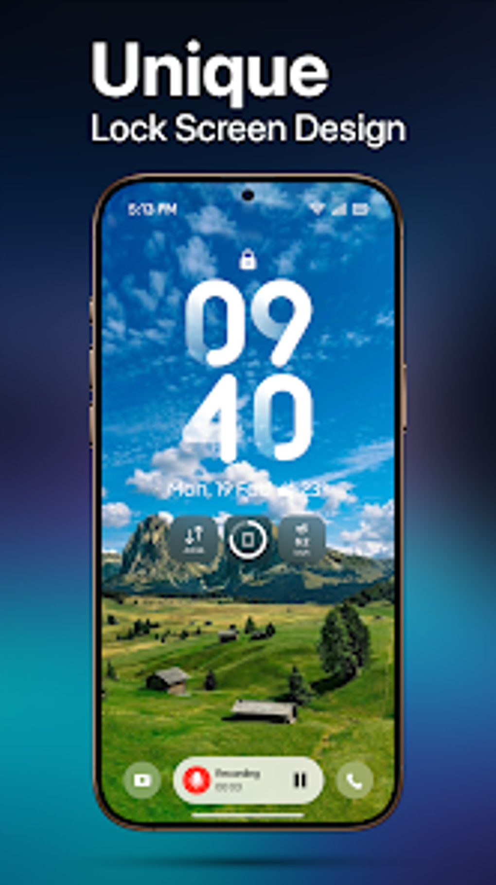 Android 용 Lock Screen Now Bar - 다운로드