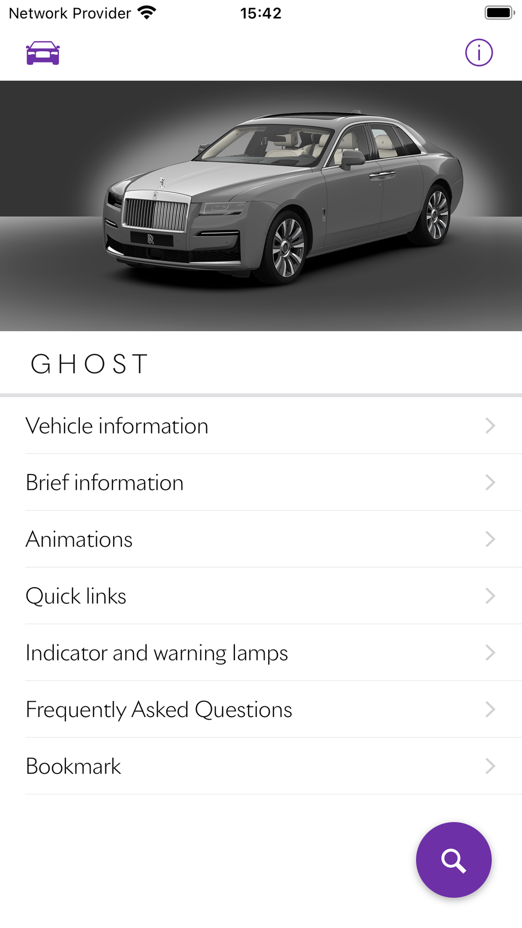 Rolls-Royce Vehicle Guide para iPhone - Download