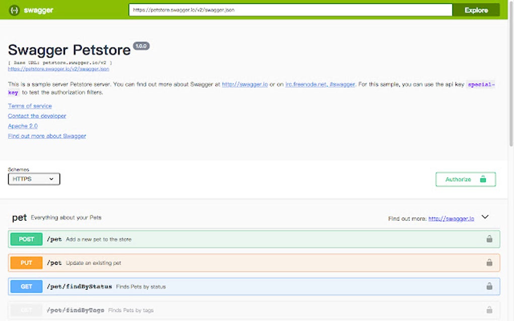 Swagger-UI for Google Chrome - Extension Download