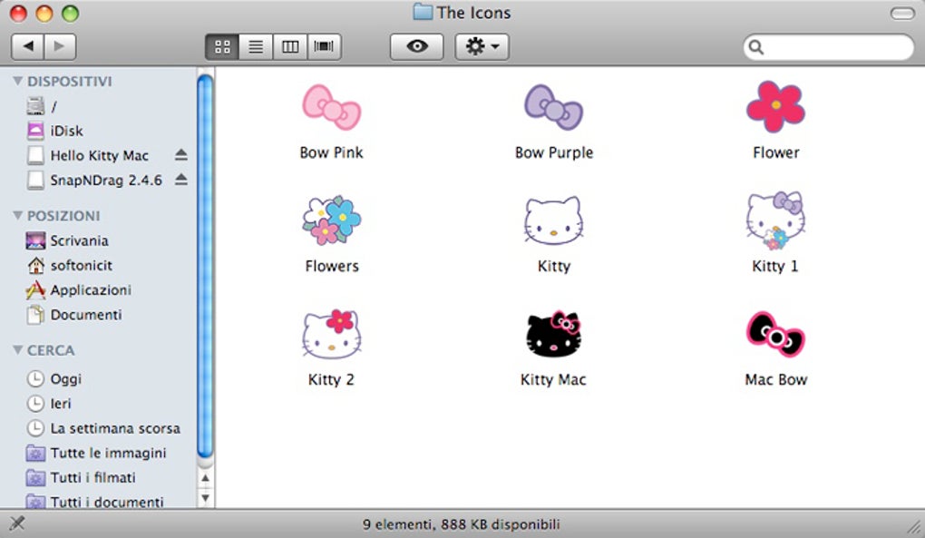 Hello Kitty Icons für Mac - Download