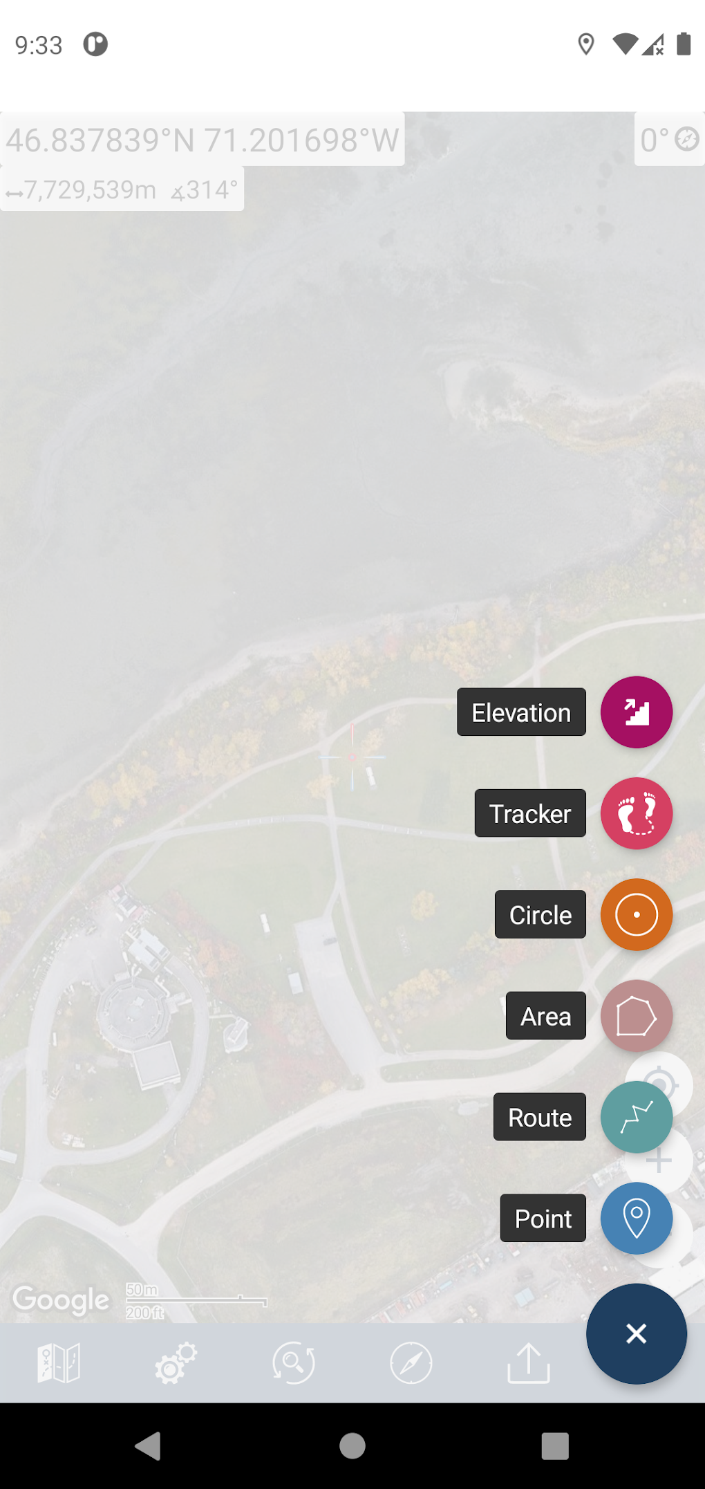 Hawk Map GIS - GPS Coordinates สำหรับ Android - ดาวน์โหลด
