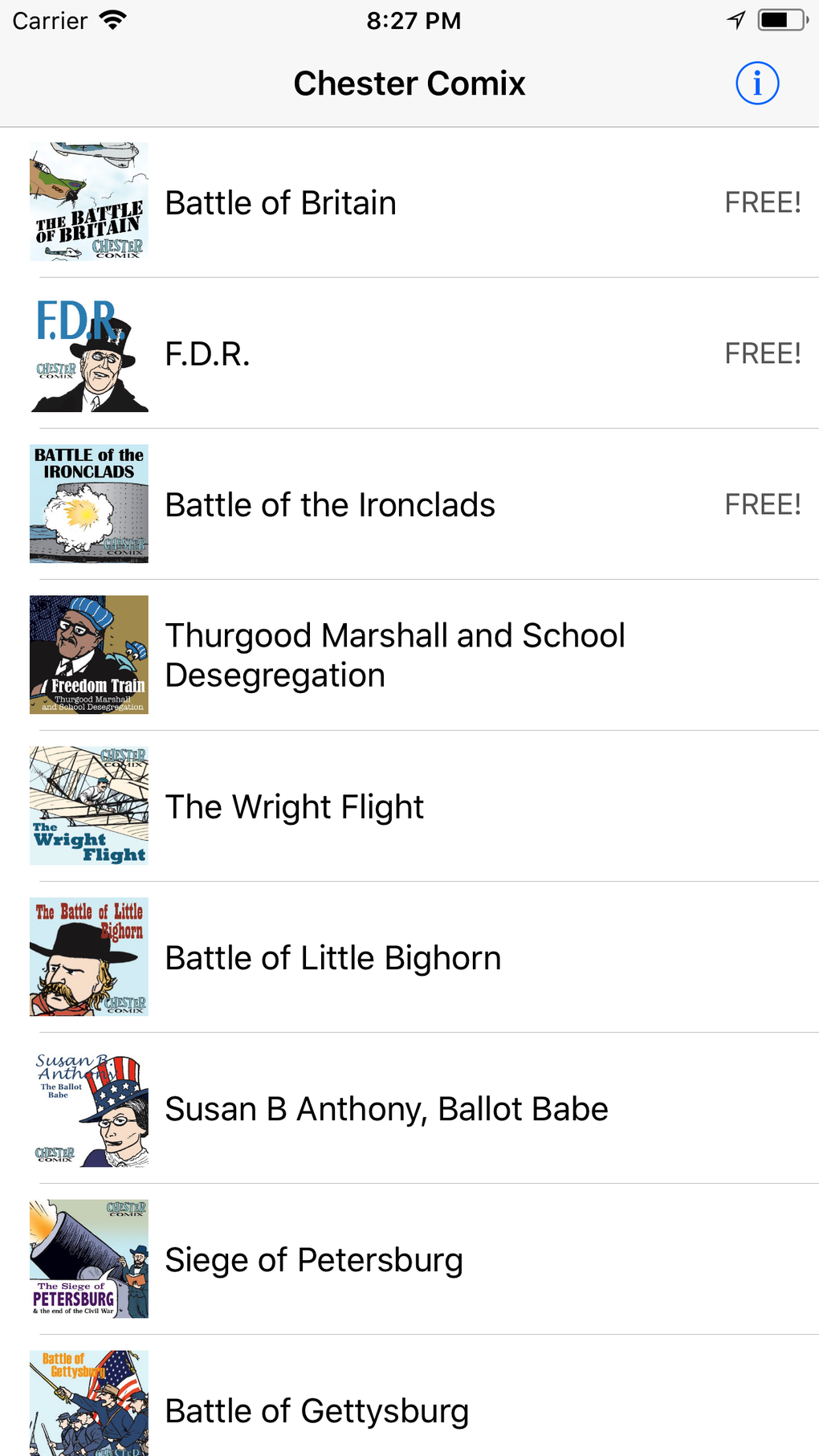 Chester Comix para iPhone - Descargar