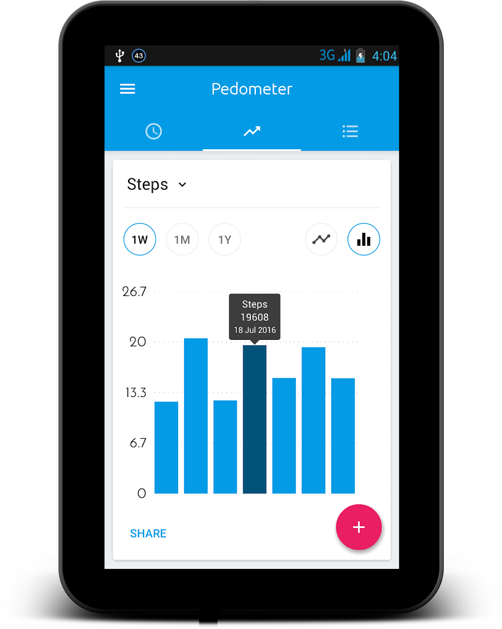 Pedometer and Step Counter for Walking and Running APK for Android ...