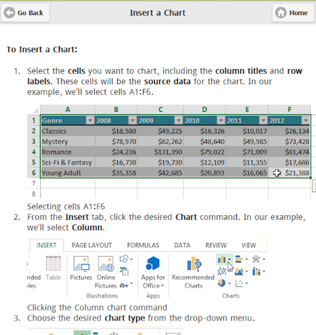 Tutorial for Excel APK for Android - Download