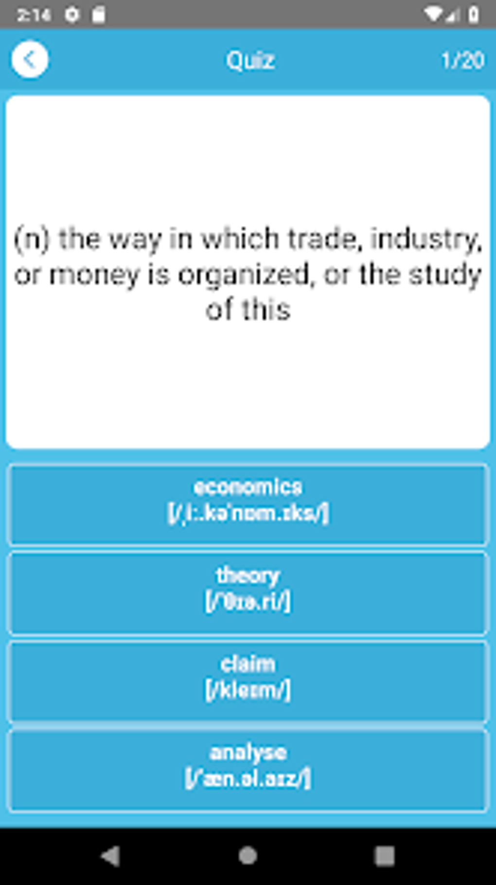 IELTS Vocabulary Play Learn for Android - Download