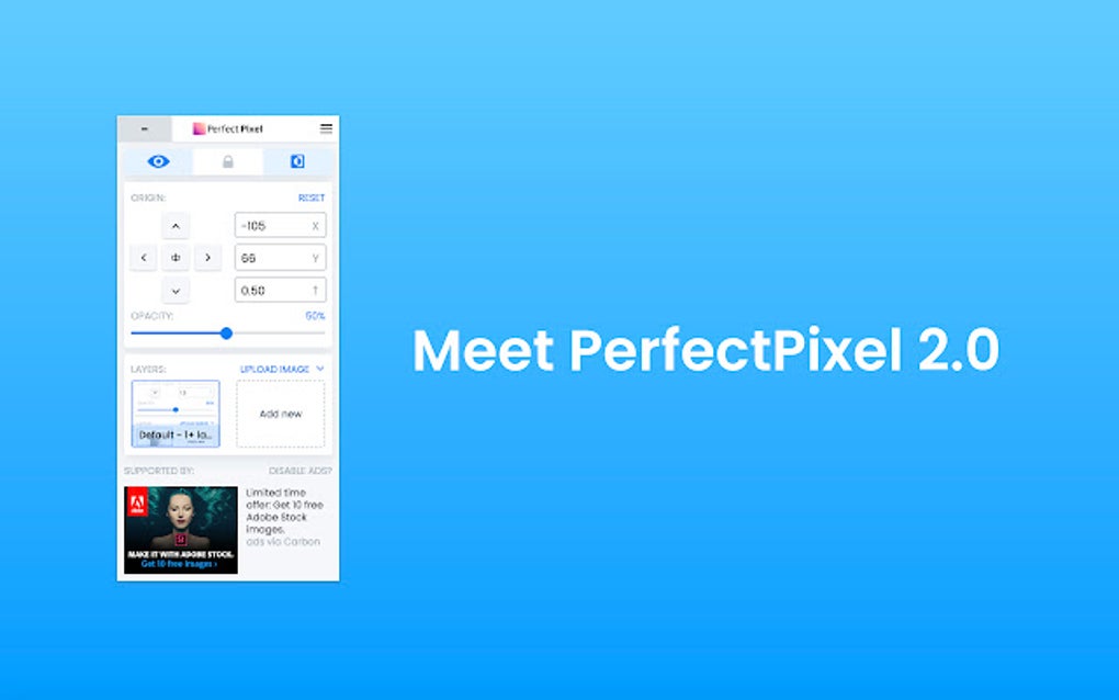 PerfectPixel by WellDoneCode (pixel perfect) for Google Chrome ...