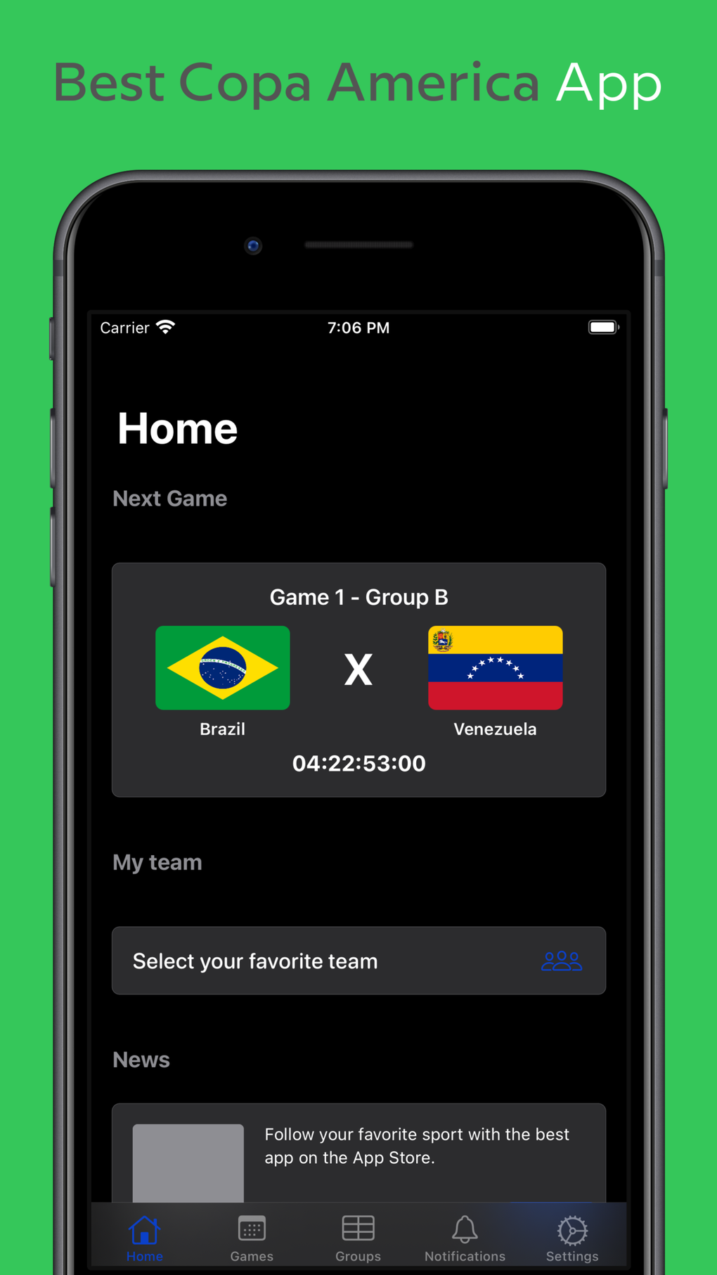 BestFootball - America 2021 para iPhone - Descargar