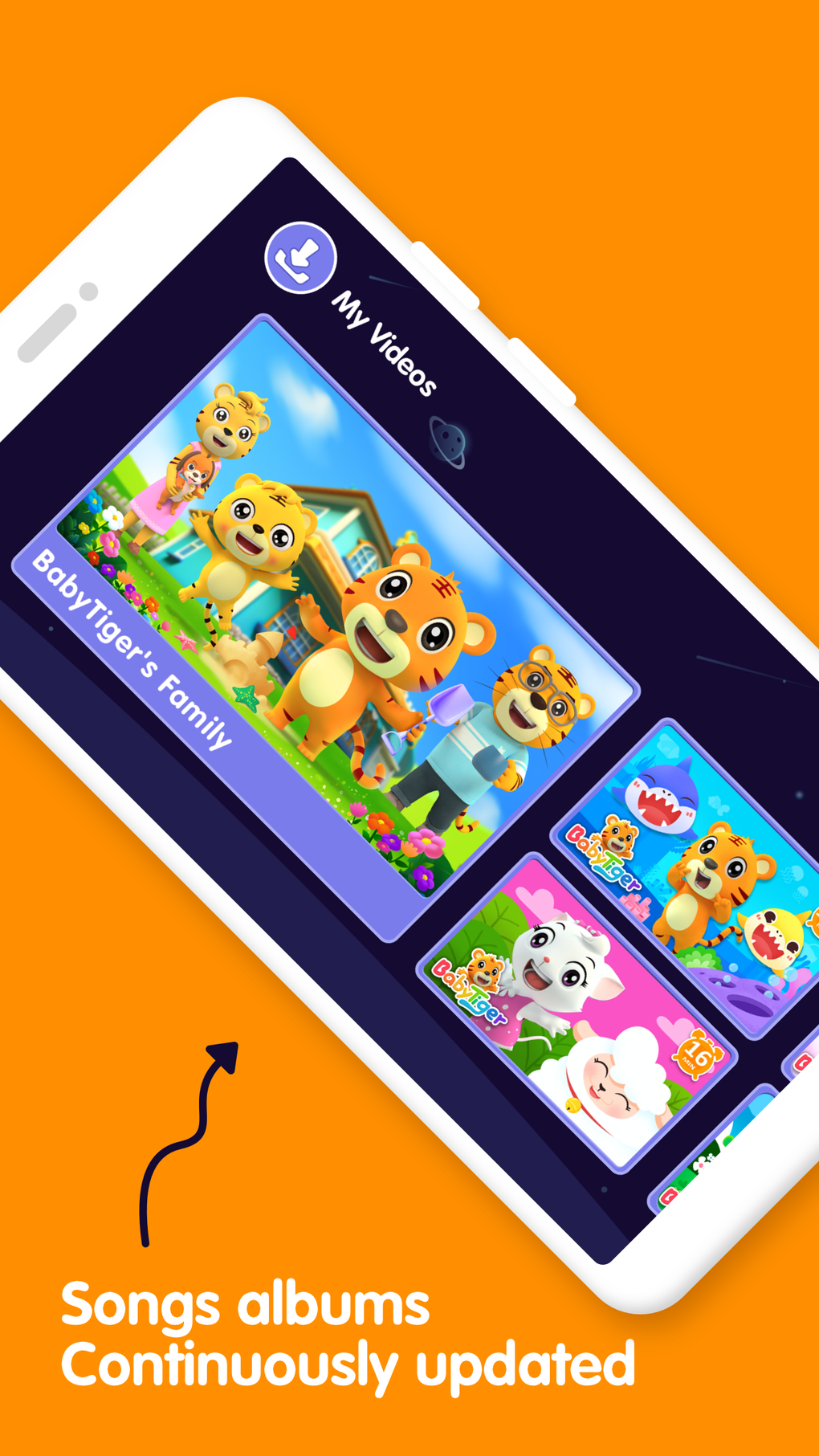 Baby Tiger TV-Nursery Rhymes para iPhone - Descargar