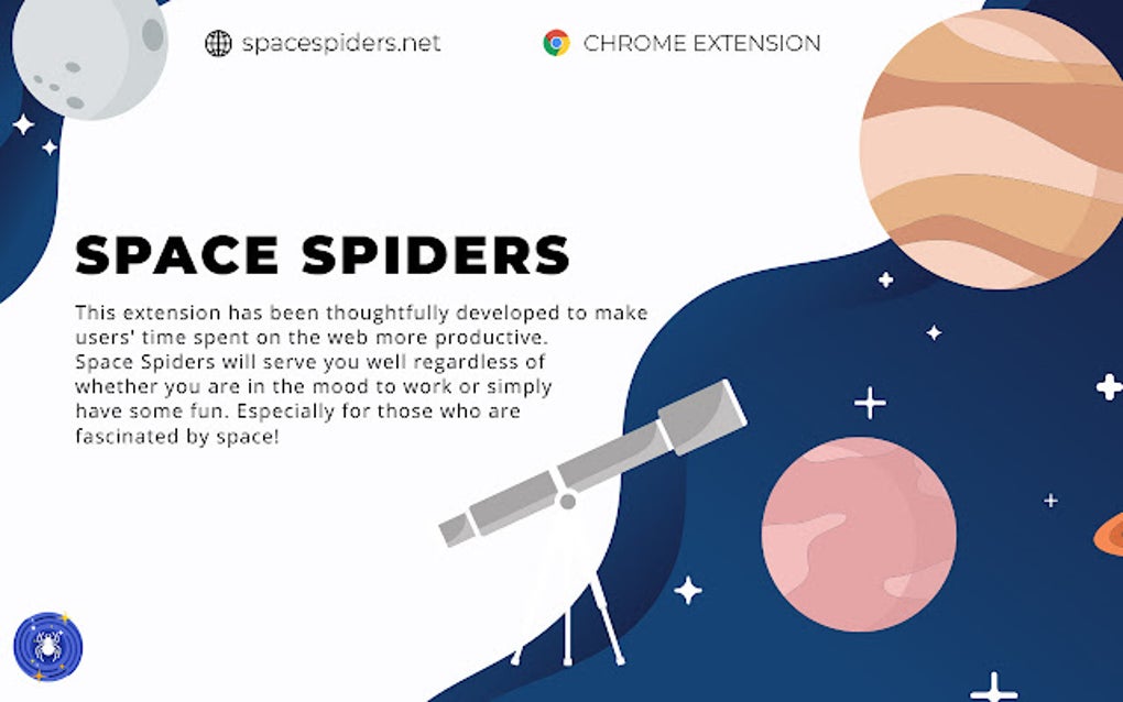 Space Spiders pour Google Chrome - Extension Télécharger
