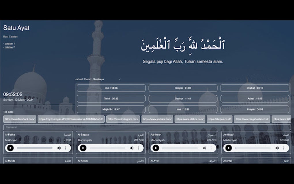Satu Ayat for Google Chrome - Extension Download