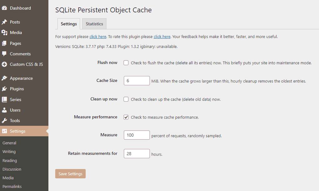 SQLite Object Cache for WordPress - Download