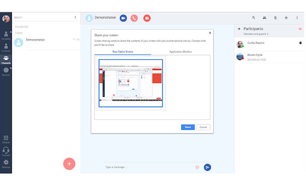 Screen Sharing Google Chrome 용 - 확장 프로그램 다운로드