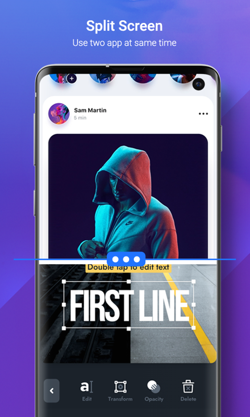 Android için Split Multitasking Dual Screen - İndir