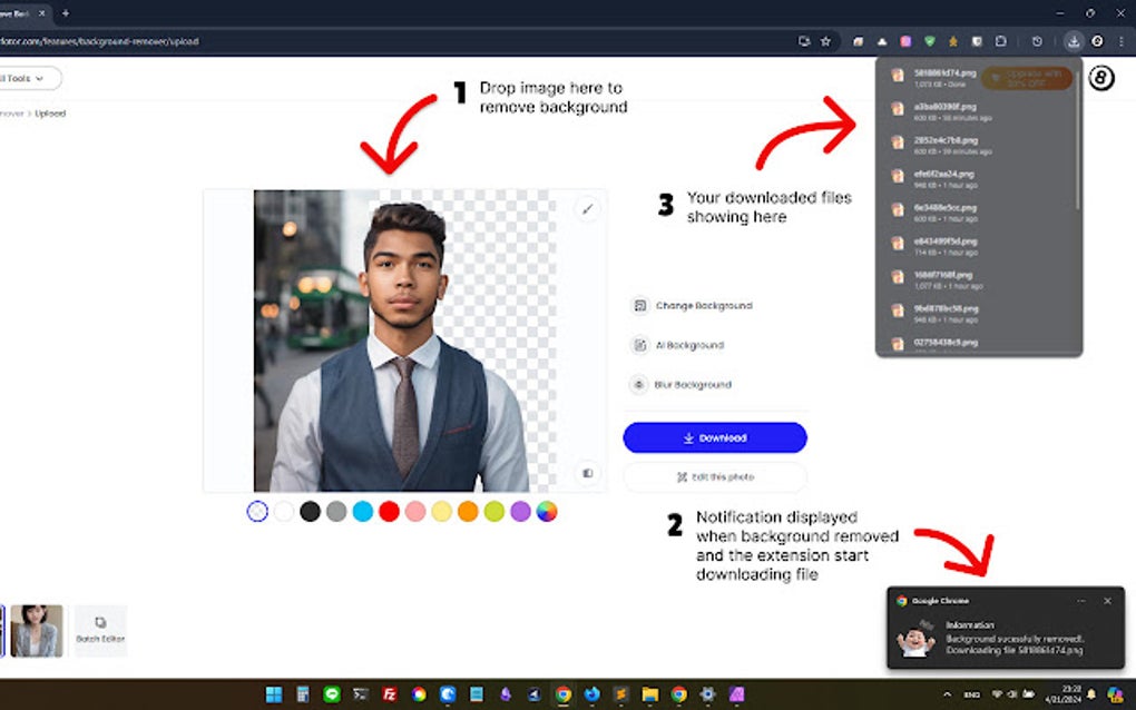 Fotor BG Remover for Google Chrome - Extension Download
