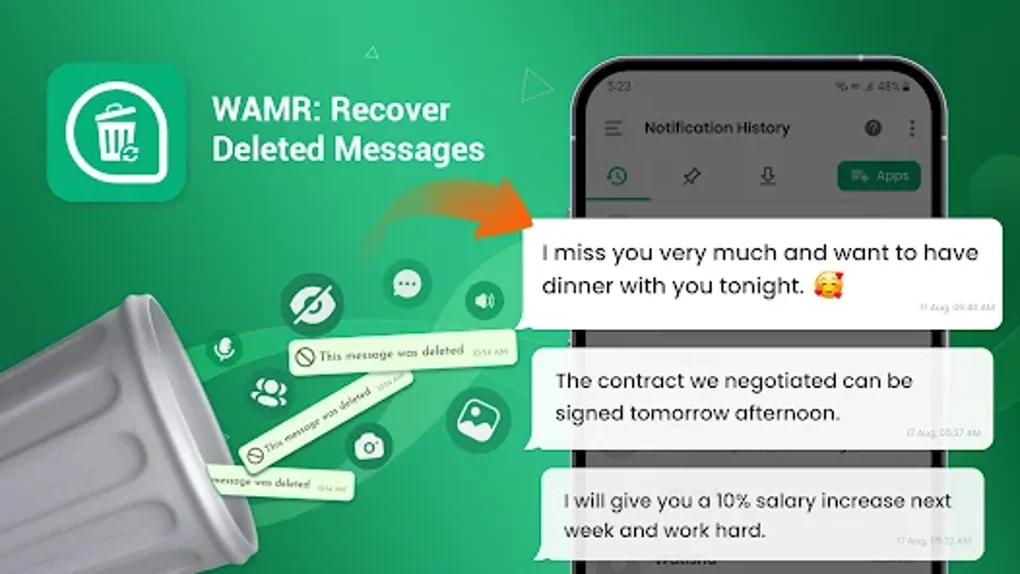 WAMR: Recover Deleted Messages para Android - Descargar WAMR: Recover Deleted Messages para Android - Descargar