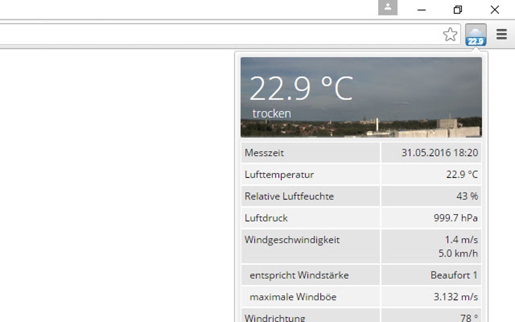 Wetter Münster for Google Chrome - Extension Download