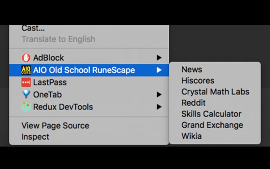 AIO Old School RuneScape for Google Chrome - Extension Download
